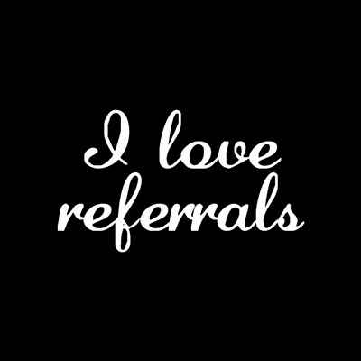I Love Referrals Logo We/i Love Referrals, Gift For You, Thank U For