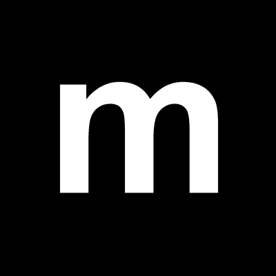 The Letter M In Black